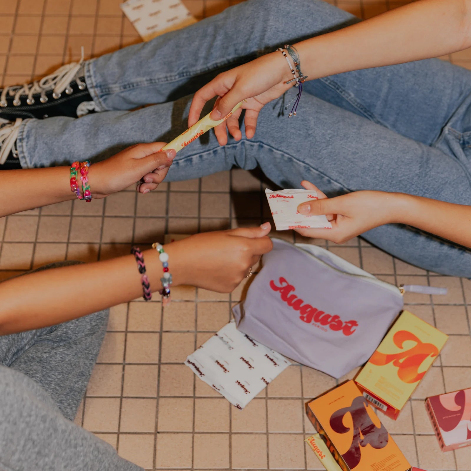 Tips for when your first period comes at school. – August