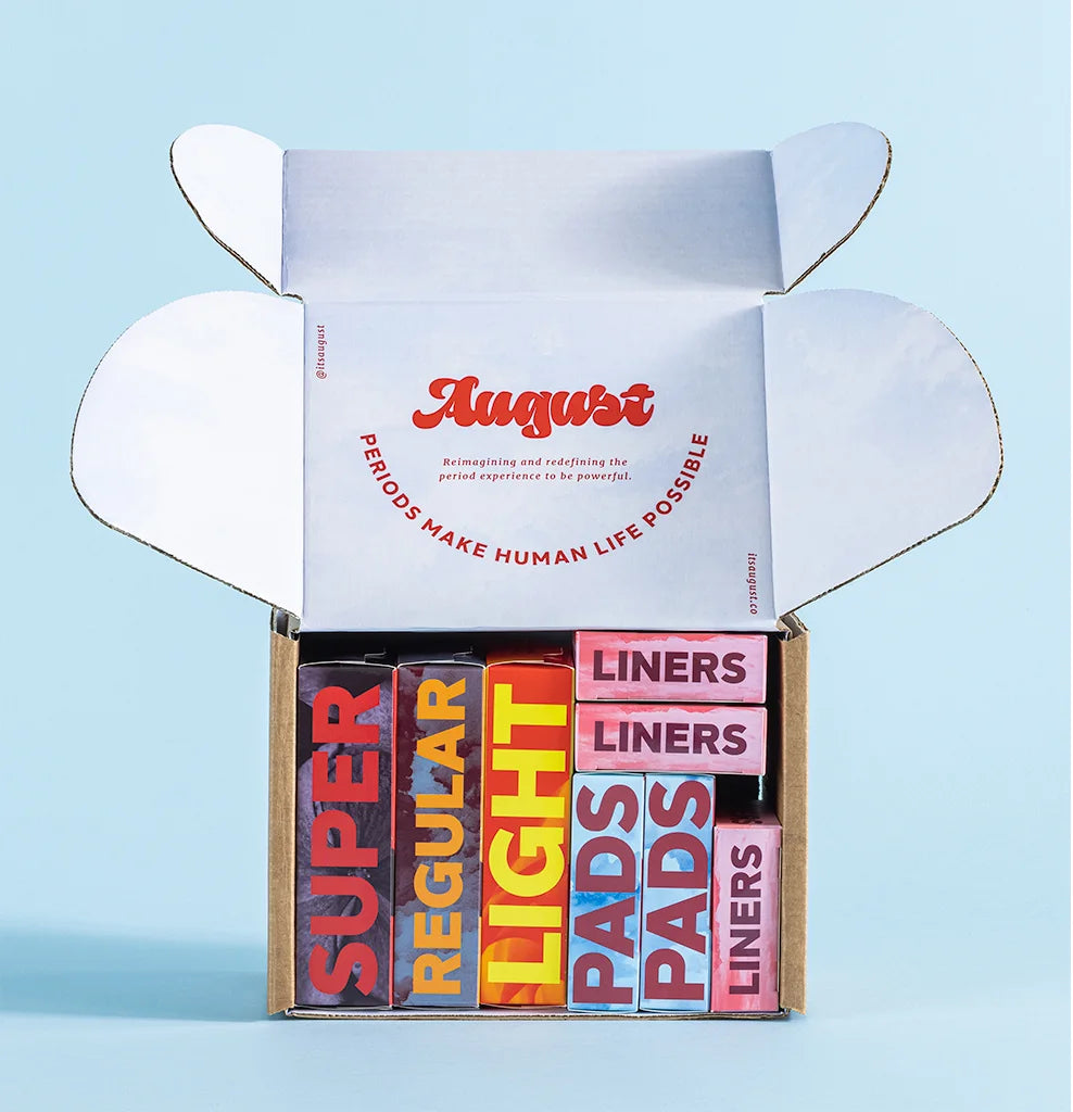 Period Subscription Box: Shop Pads & Tampons | August | August
