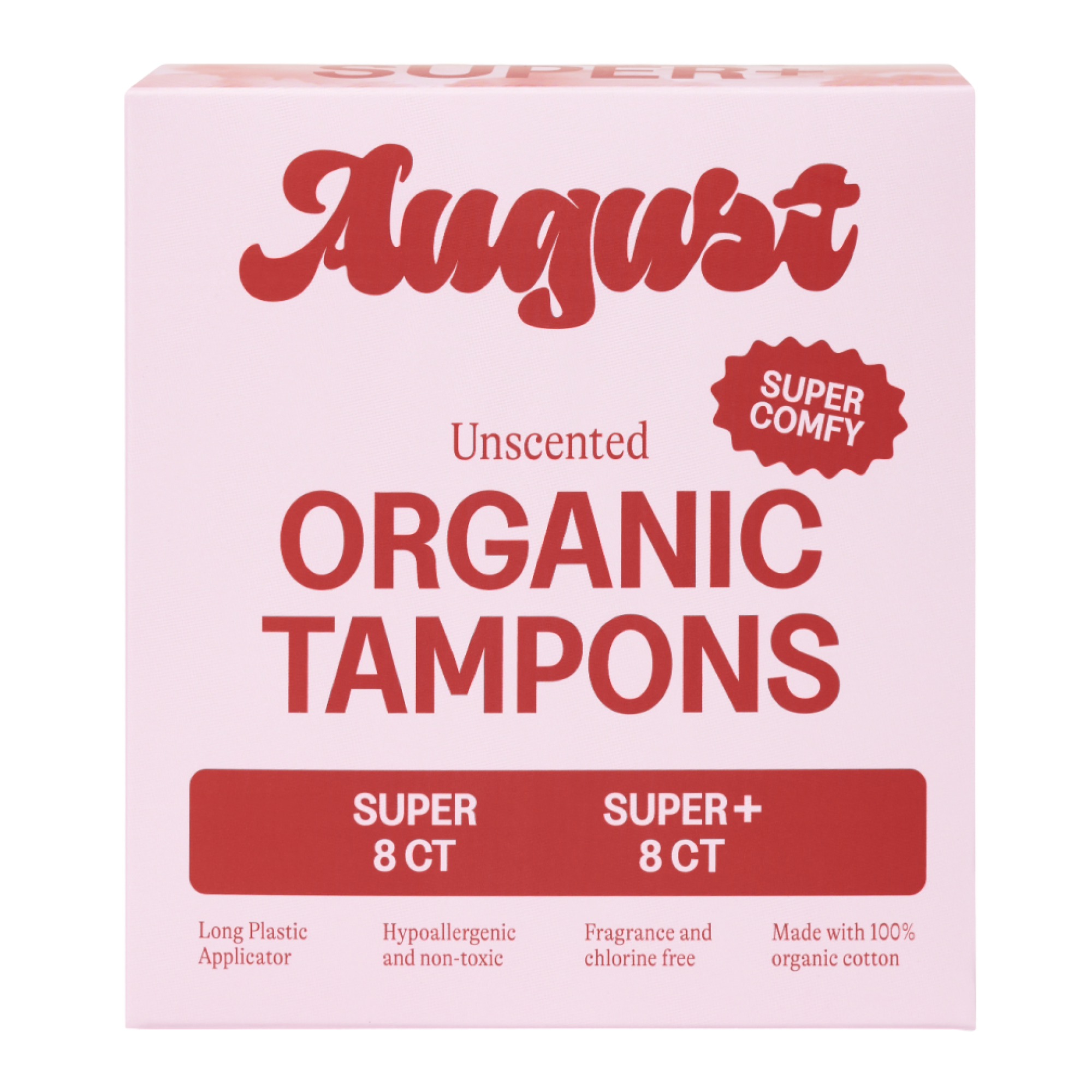 Super/Super Plus Combo Tampons – August