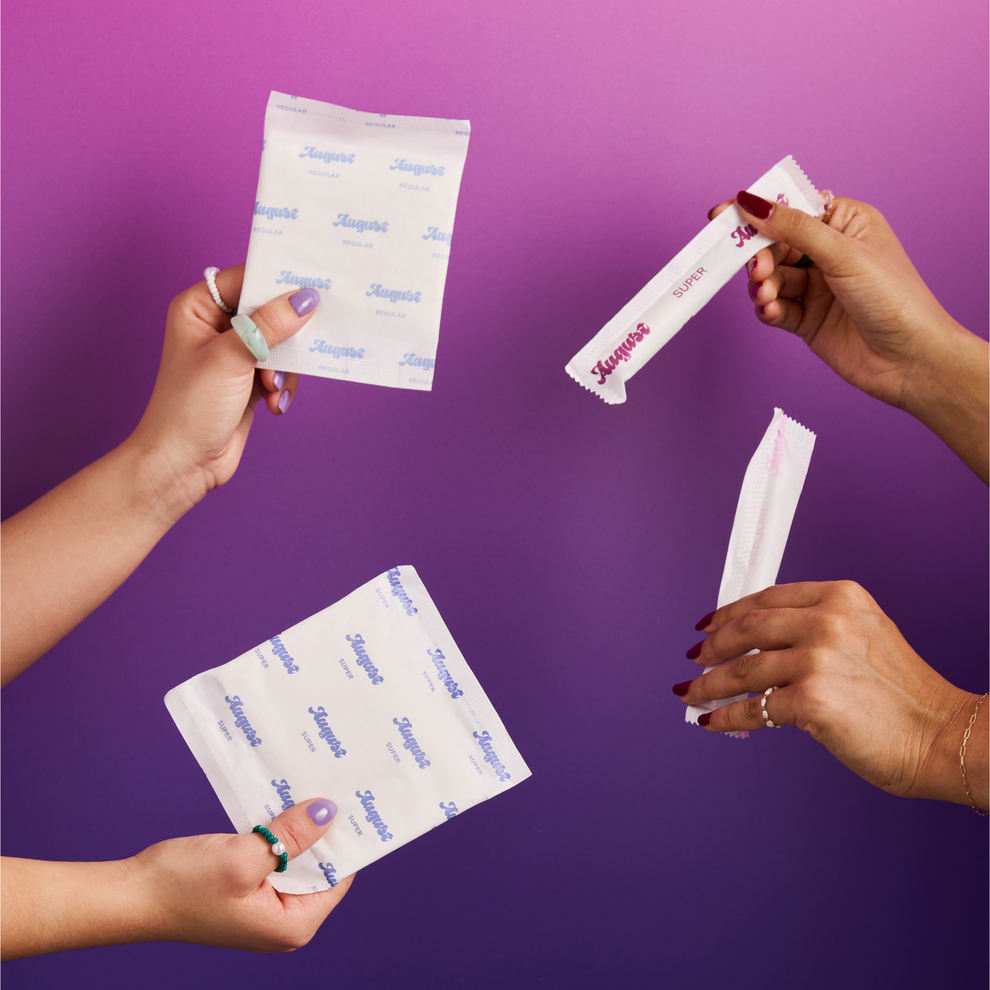 Period Subscription Box: Shop Pads & Tampons | August | August
